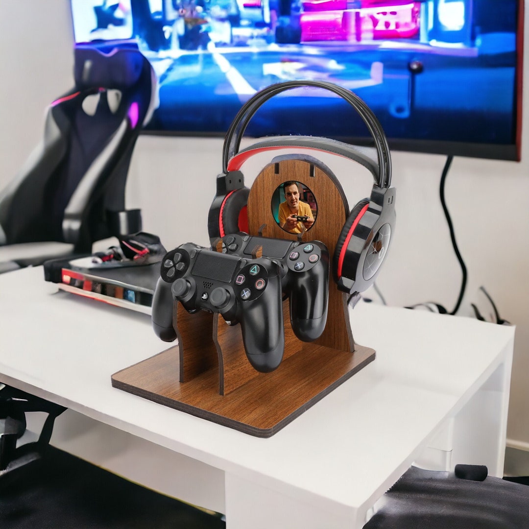 Photo Wood Gaming Stand, Custom Photo Gamepod Holder,valentines Day ...
