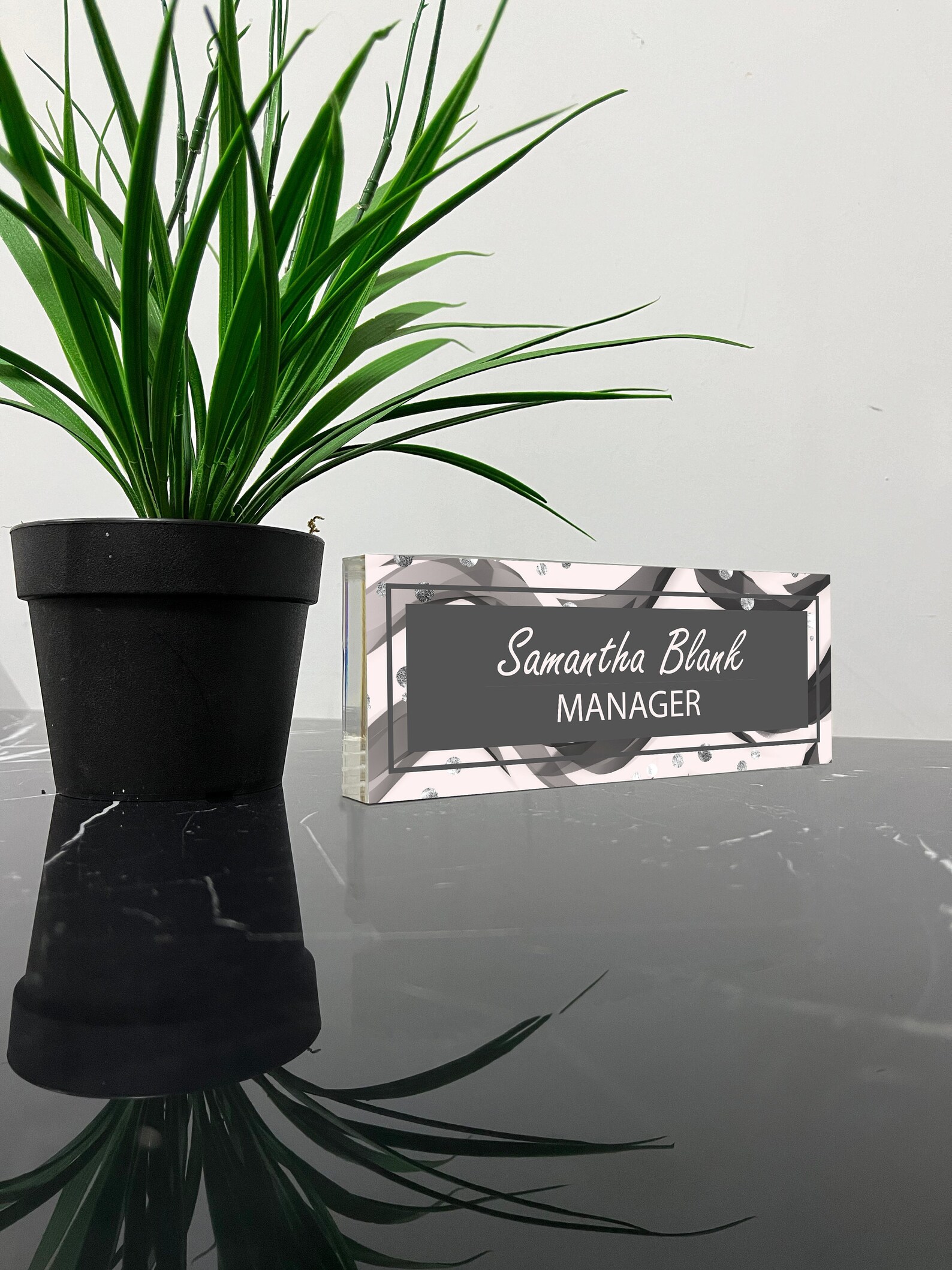Custom Wooden Office Name Plate for Doctors, Pesonalized Wood Name ...