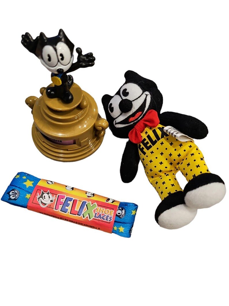 Felix the Cat Trophy Toy Wendy's Meal Cake Topper Figure 1996 Vintage ...