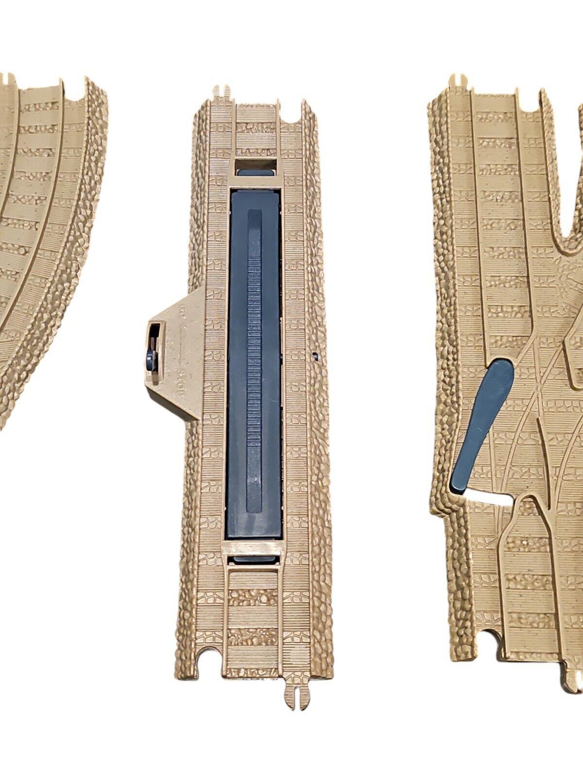 Thomas & Friends Trackmaster TRAIN Railway Switch Track Lot Beige 3 ...