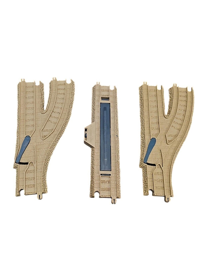 Thomas & Friends Trackmaster TRAIN Railway Switch Track Lot Beige 3 ...