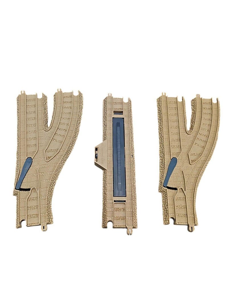 Thomas & Friends Trackmaster TRAIN Railway Switch Track Lot Beige 3 ...