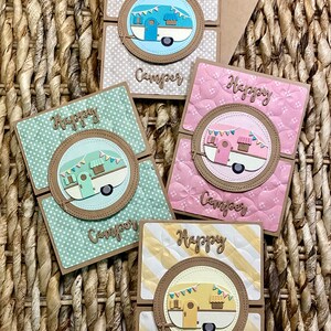 Friendship Card - Retro Camper Travel Adventure Vintage Friendship ...