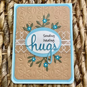 Get Well Card - Get Well, Handmade, Uplifting, Comforting, Textured ...