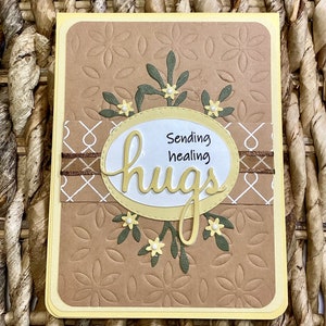 Get Well Card - Get Well, Handmade, Uplifting, Comforting, Textured ...