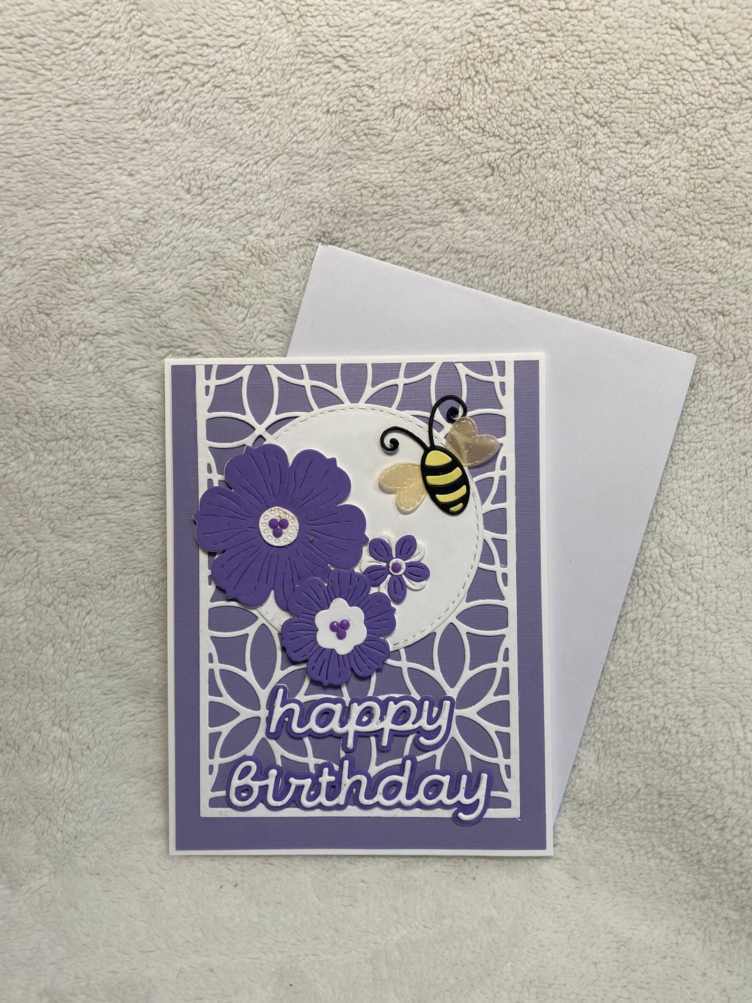 Bee Birthday Card - Etsy