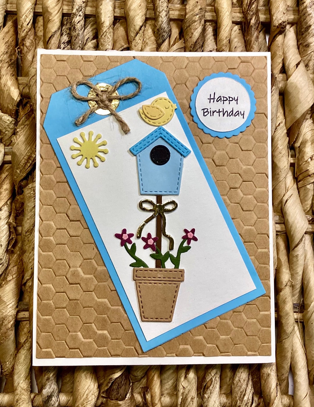 Birthday Card - Birthday, Birdhouse, Bird, Nature, Cozy, Whimsical ...