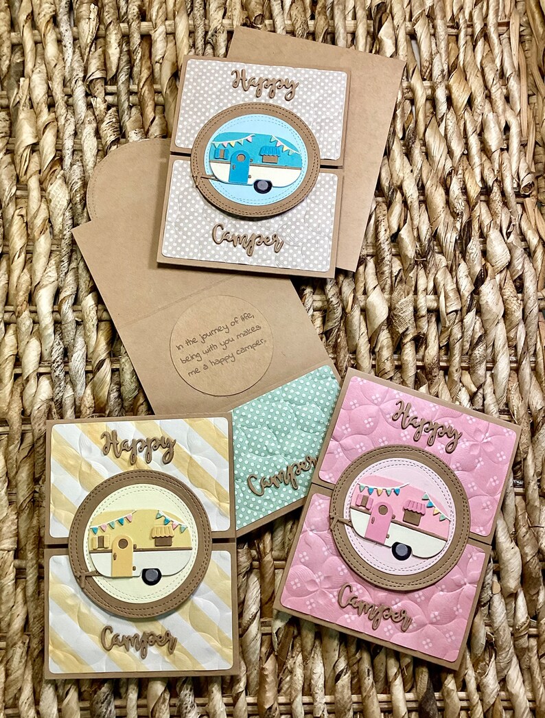 Friendship Card - Retro Camper Travel Adventure Vintage Friendship ...