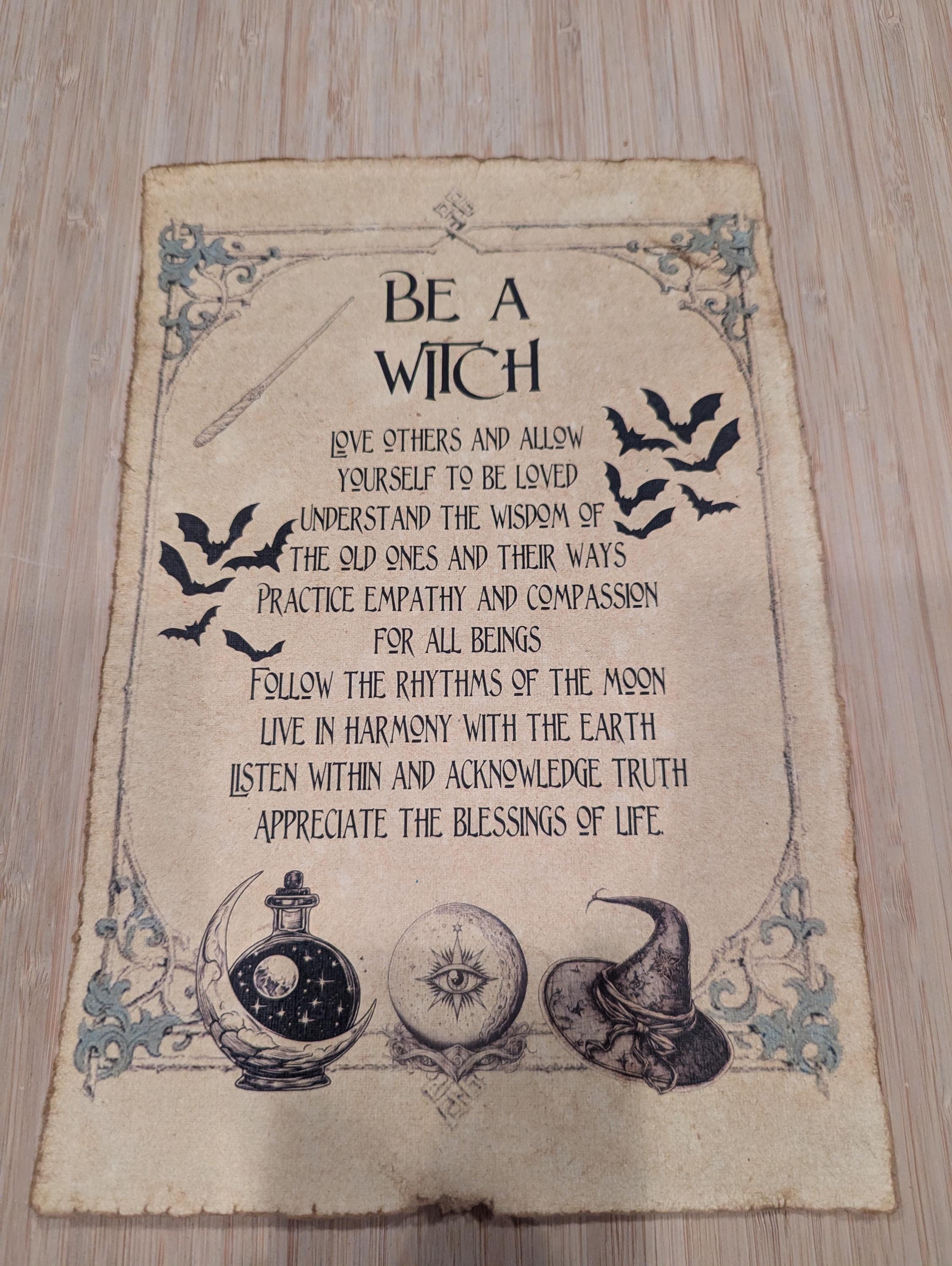 Be A Witch Sign - Etsy
