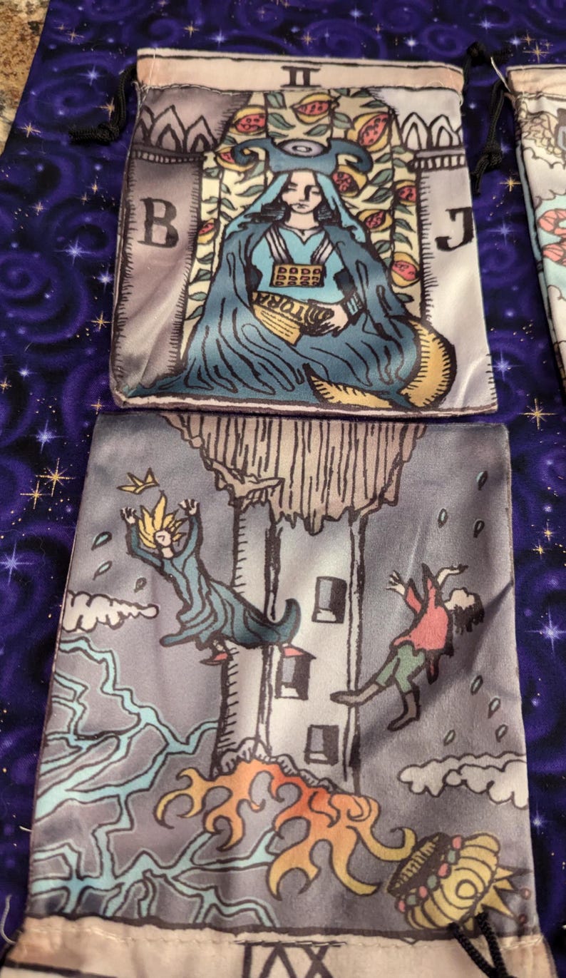 Tarot Card Bag/jewelry Bag/pouch - Etsy