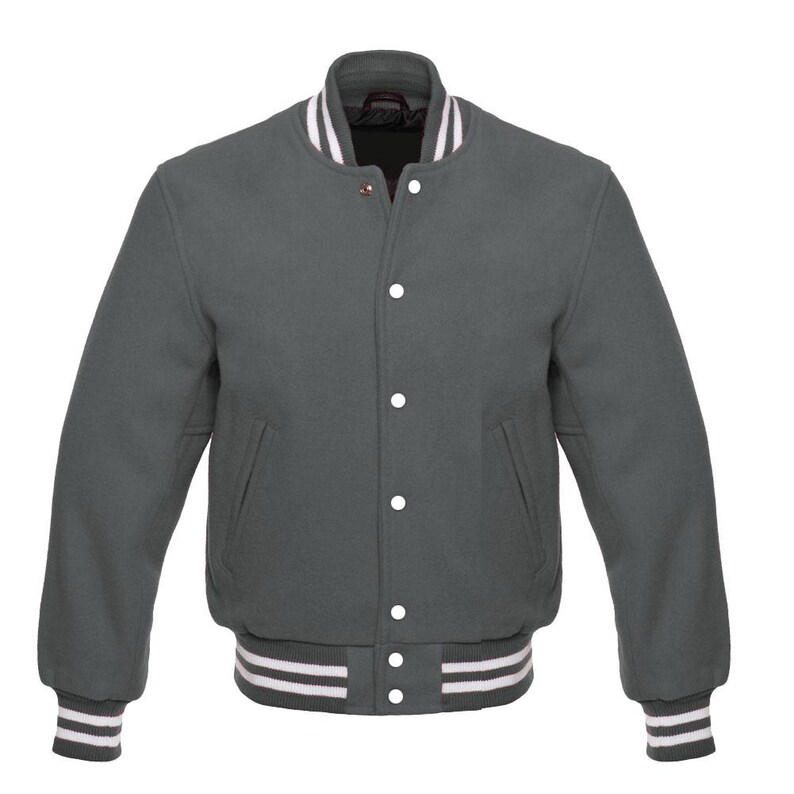Varsity Letterman Jacket for Men Women and Kids Custom All Wool Dark ...