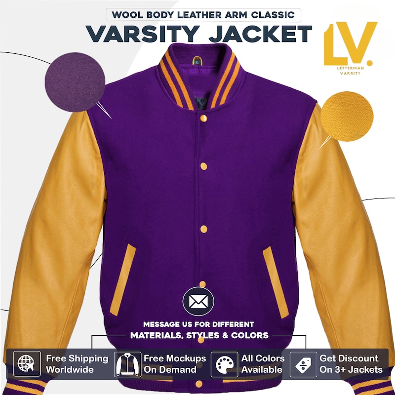 Letterman Jacket - Etsy