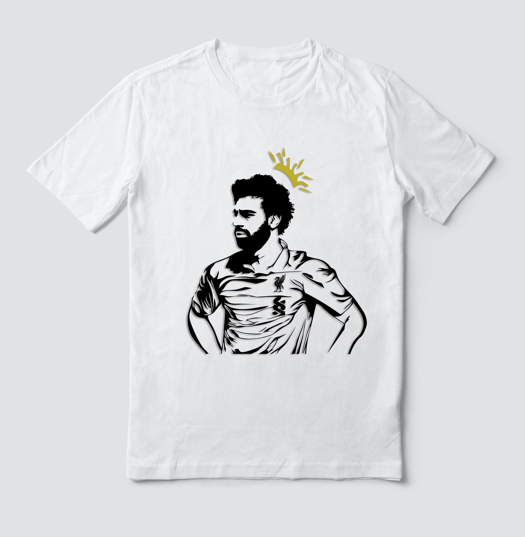 Mohammed Salah Cut Svg Dxf File Wall Sticker Pdf Template Cnc Cutting ...