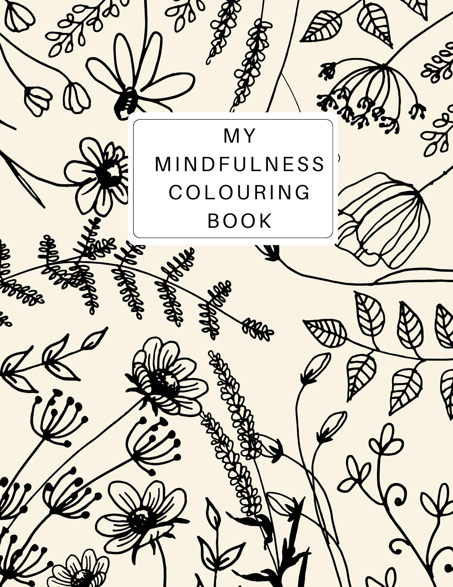 Mindfulness Colouring Book Digital Instant Download Art Stress Relief ...
