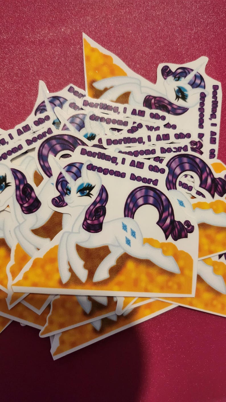 Rarity Mlp Sticker - Etsy