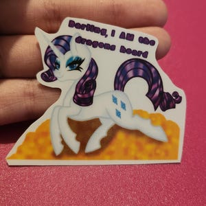 Rarity Mlp Sticker - Etsy