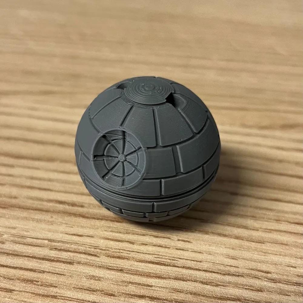 Death Star Keychain - Star Wars Clicky Fidget Toy - Collectible Gift - Etsy