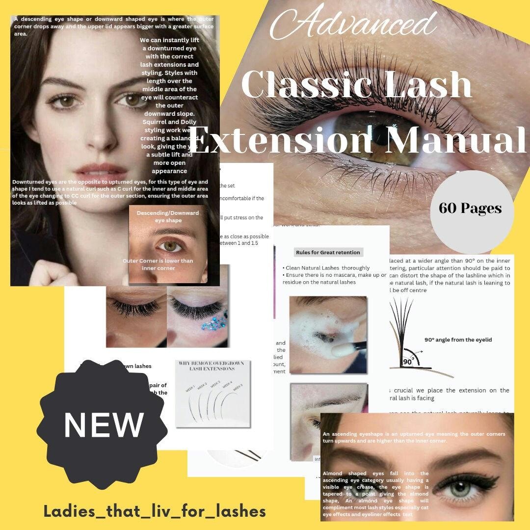 Classic Lash Manual, Eyelash Extensions Training Manual, Lash ...