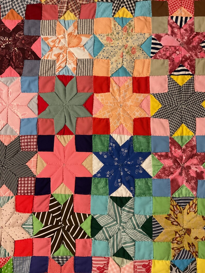 Stars and Crosses Quilt - Etsy