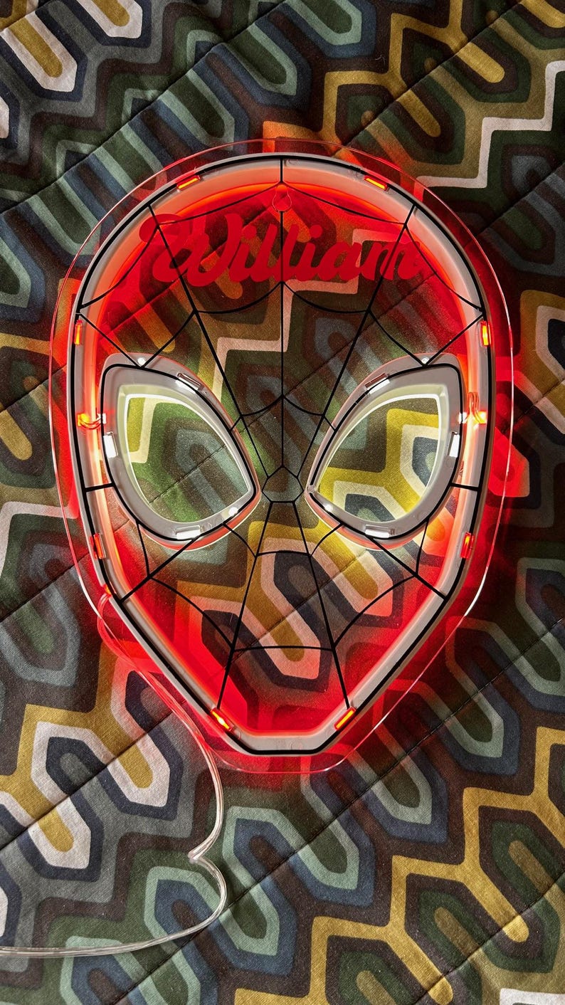 Spiderman LED Light - Etsy