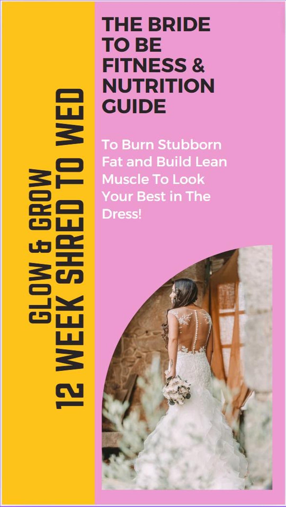 The Bride to Be 12-week Shred to Wed Fitness and Nutrition Guide - Etsy