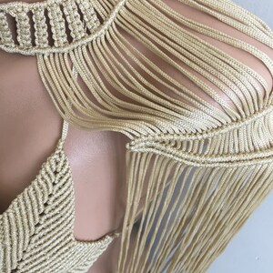 Handmade Macrame Star Bikini Top and Epaulet Set Boho Beachwear ...