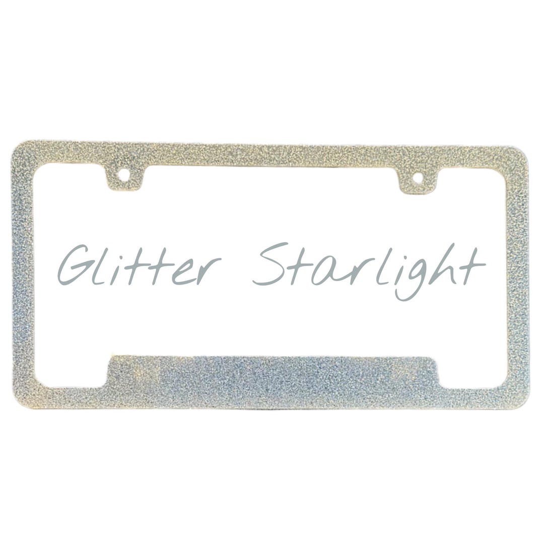Glitter Starlight License Plate Frame | for Semi, Truck, Car, Trailer ...