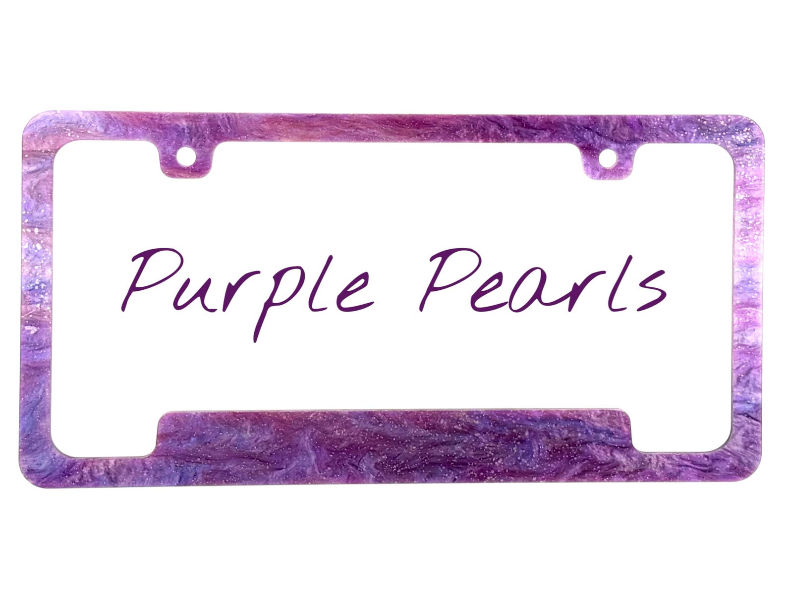 Pearl Acrylic License Plate Frame, Pink and Red Frames, 12x6" Frames ...