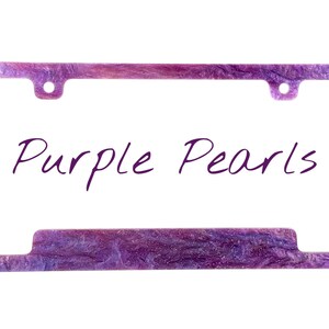 Pearl Acrylic License Plate Frame, Pink and Red Frames, 12x6" Frames ...