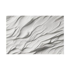 White Wall Art Decor on Matte Stretched Canvas in Various Sizes 14x11 ...
