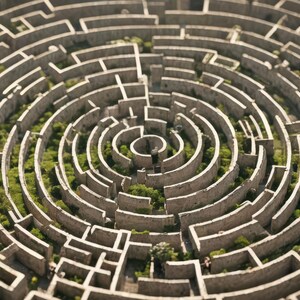 Maze Wall Art Print: Resizable Home Decor (digital Download) - Etsy