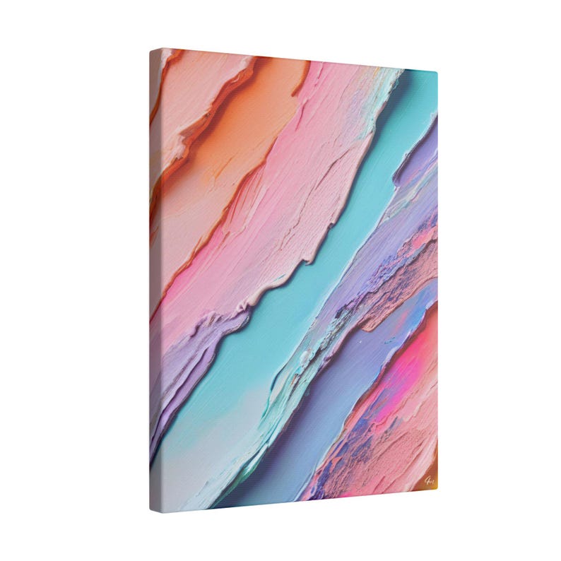 Pastel Colors Wall Art Decor in Various Sizes, 9x12