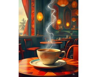 Rise and Shine Western Theme Coffee Cafe Art All Metal Poster Sign - Etsy