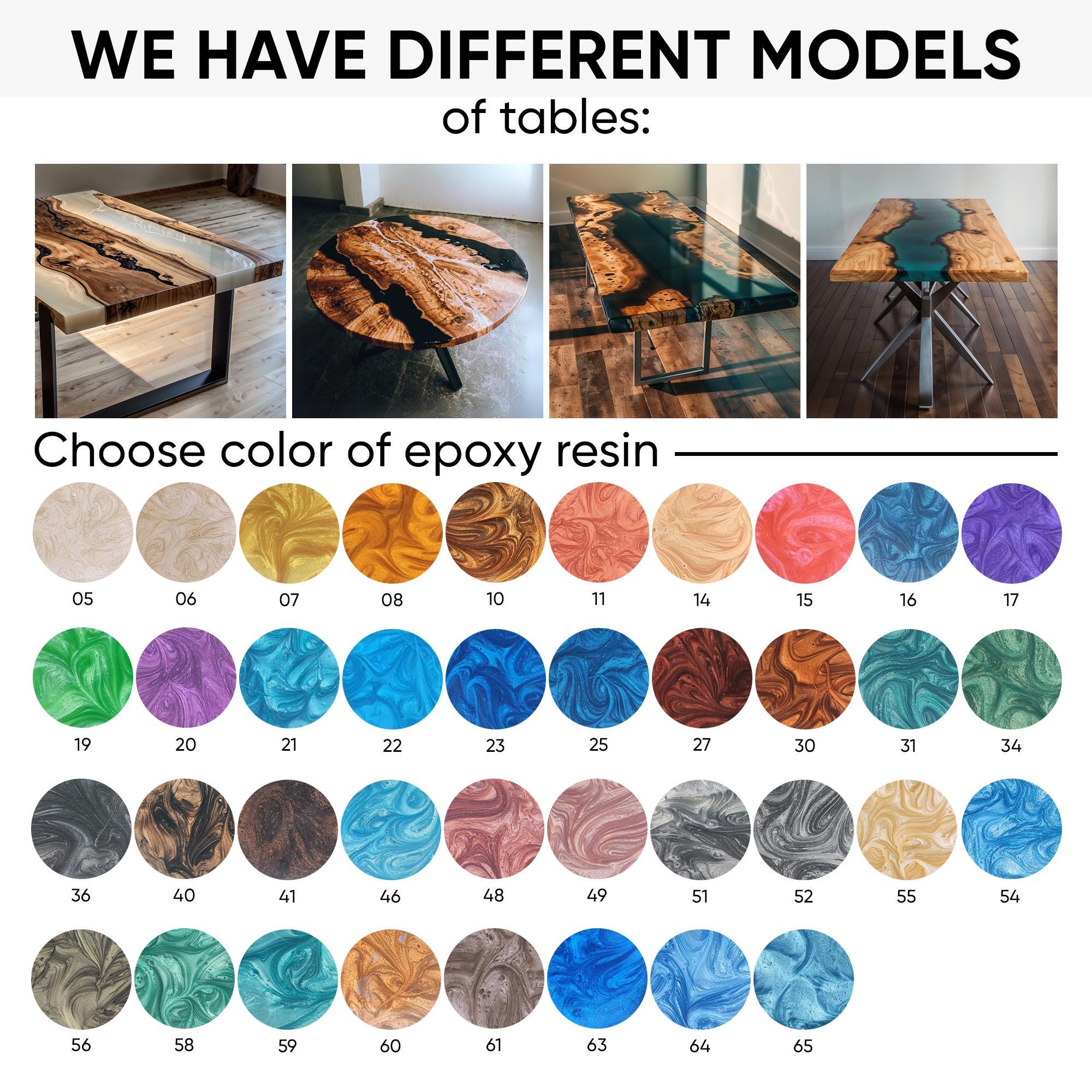 Ocean Wave Epoxy Resin Charcuterie Boards, Poplar Epoxy Resin Cheese ...