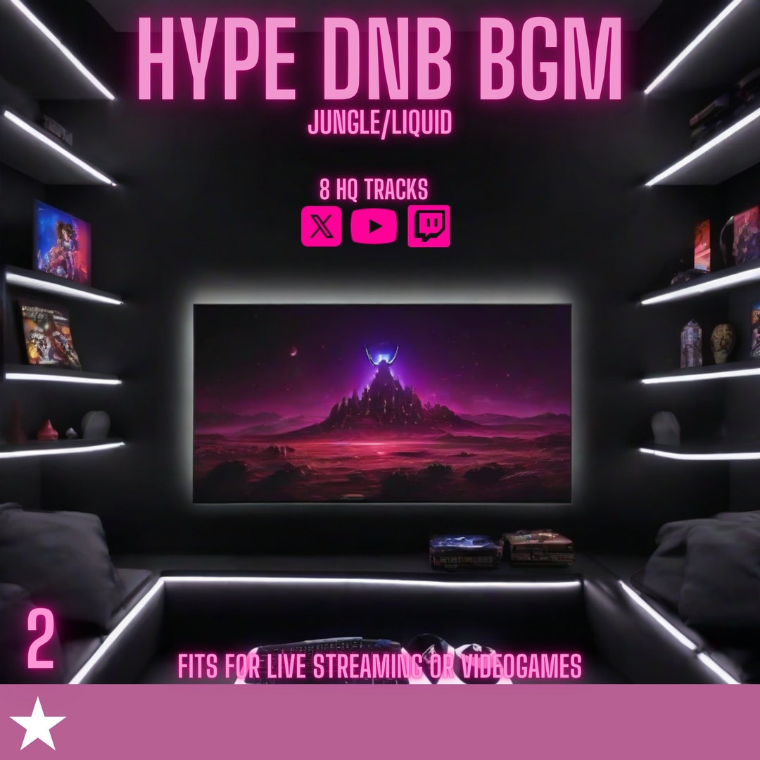 8 Hype Background Audio for Twitch, Youtube, Kick Live Streaming| High ...