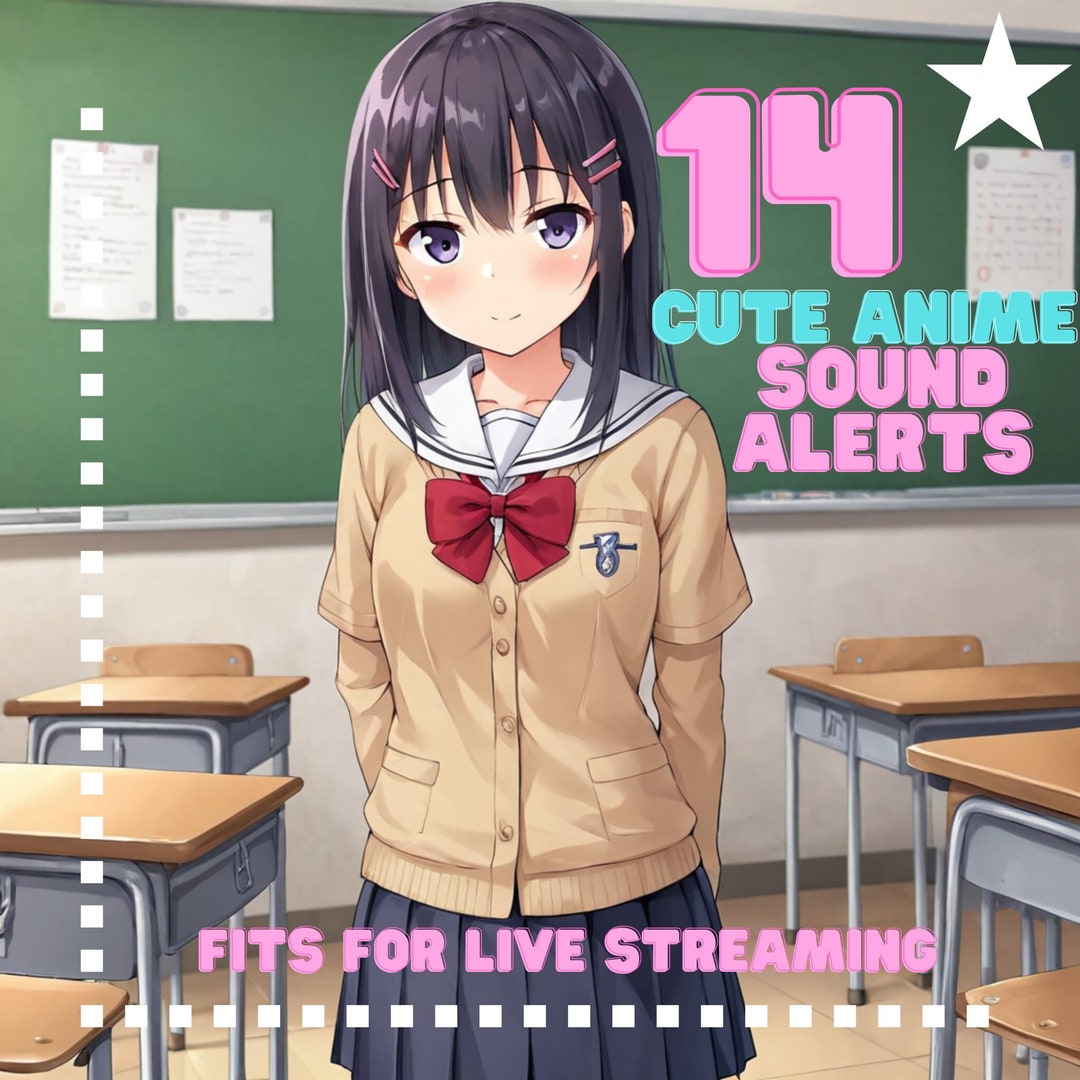 14 Cute Anime Japanese Sound Alerts for Twitch Kick Live Streaming ...