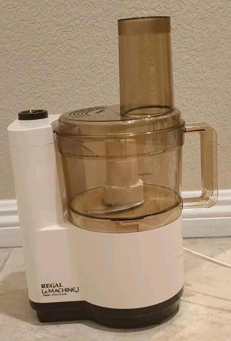 Vintage Regal La Machine I Food Processor Made in USA - Etsy