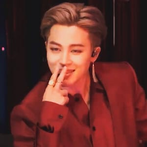 BTS Park Jimin Inspired Red Suit Filter Performance Earring, Non ...