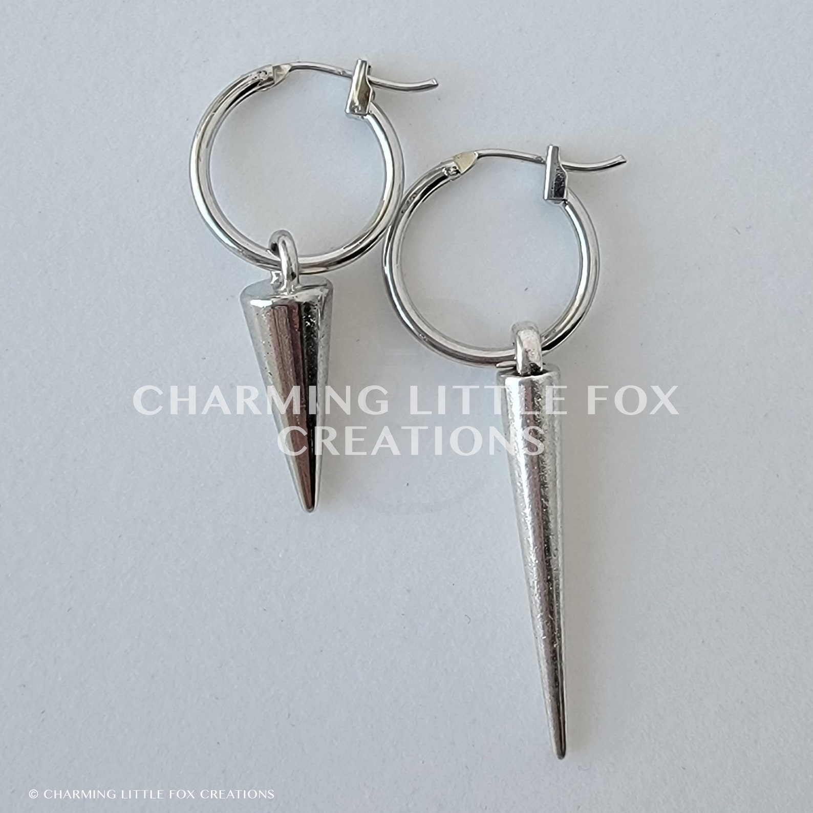 Bangtan Boys BTS Jeon Jungkook Inspired Long Silver Spike | Etsy