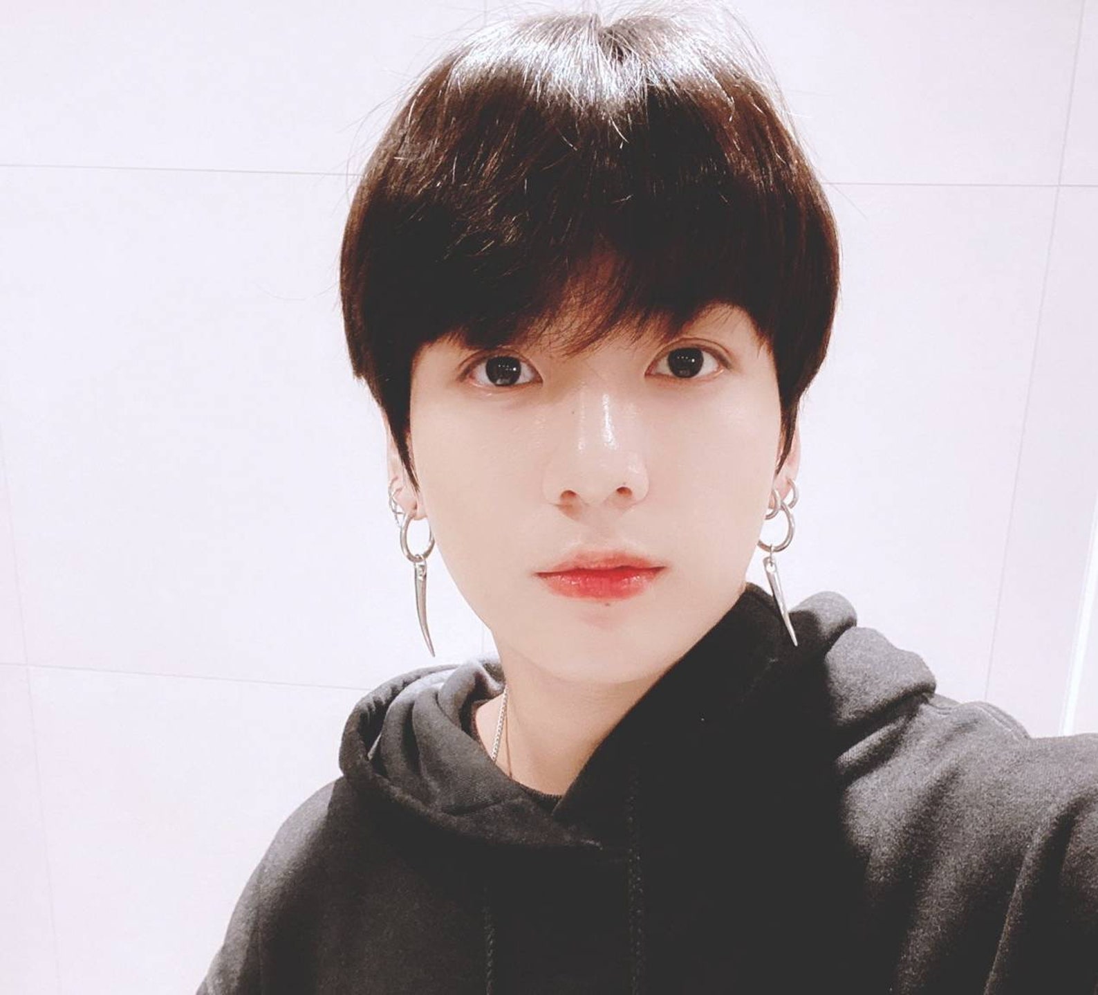 Bangtan Boys BTS Jeon Jungkook Inspired Long Silver Spike - Etsy