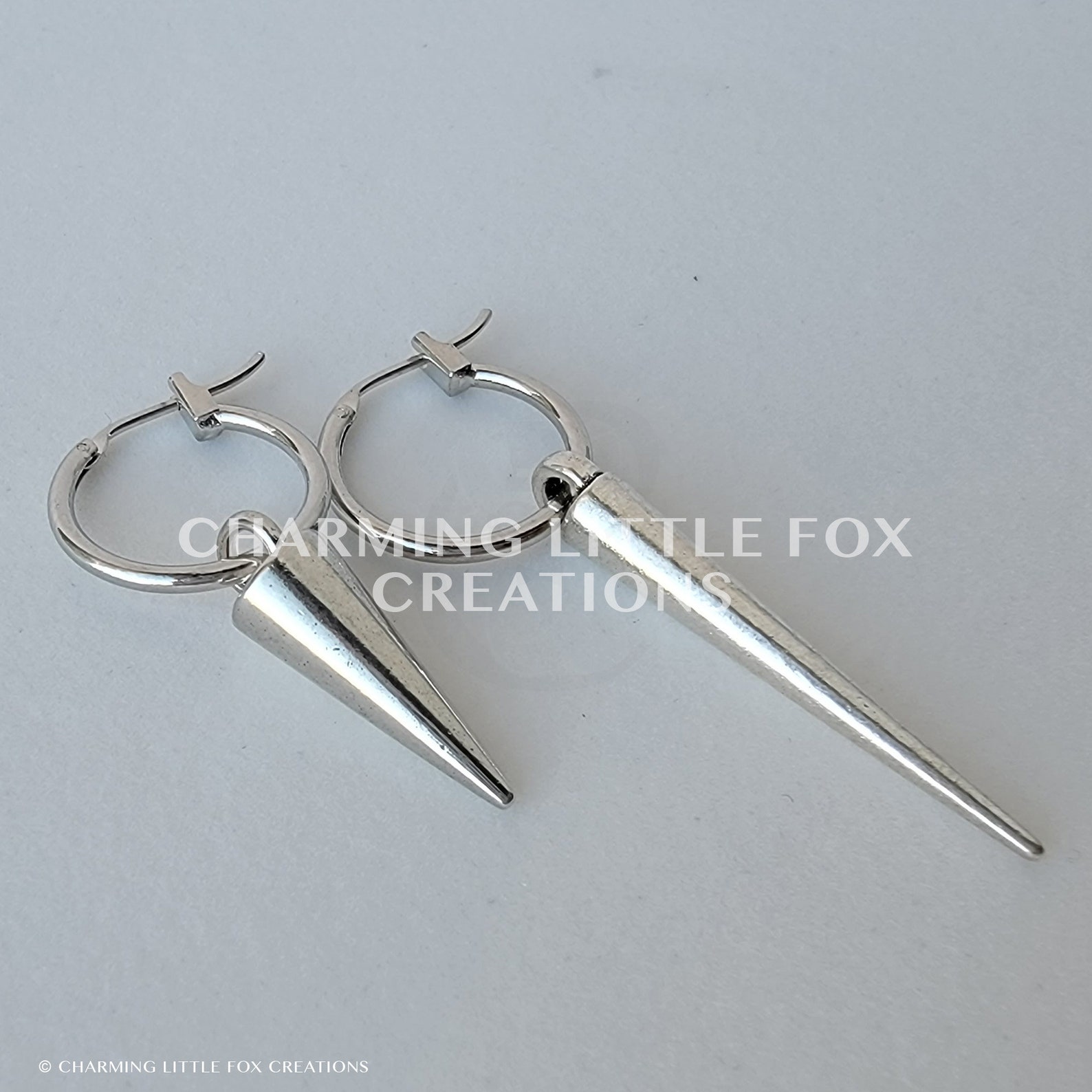 Bangtan Boys BTS Jeon Jungkook Inspired Long Silver Spike - Etsy