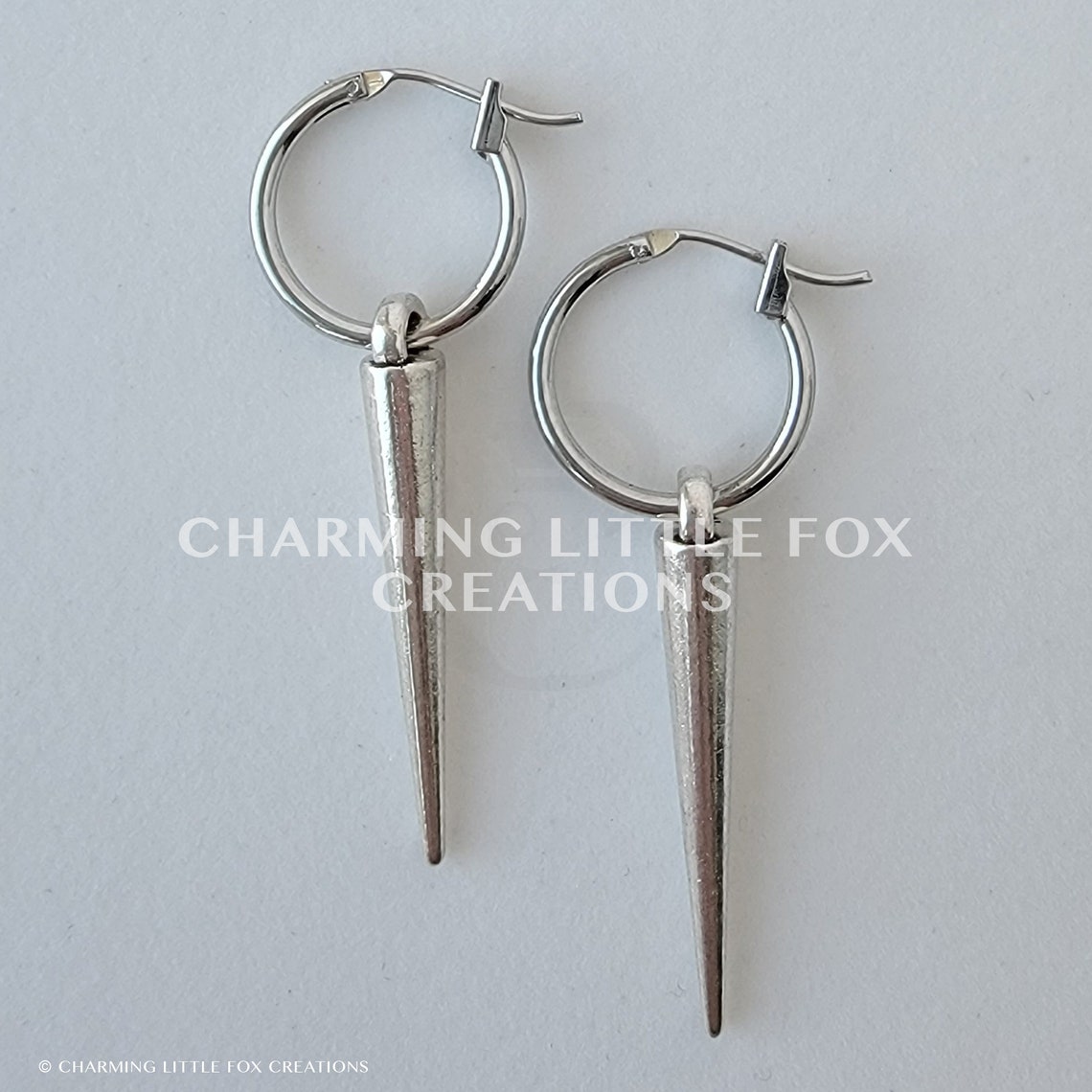 Bangtan Boys BTS Jeon Jungkook Inspired Long Silver Spike | Etsy