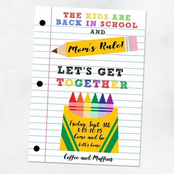 School Get Together Invitation