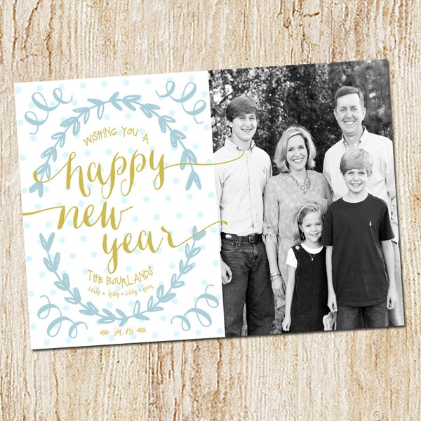 New Year Cards - Etsy
