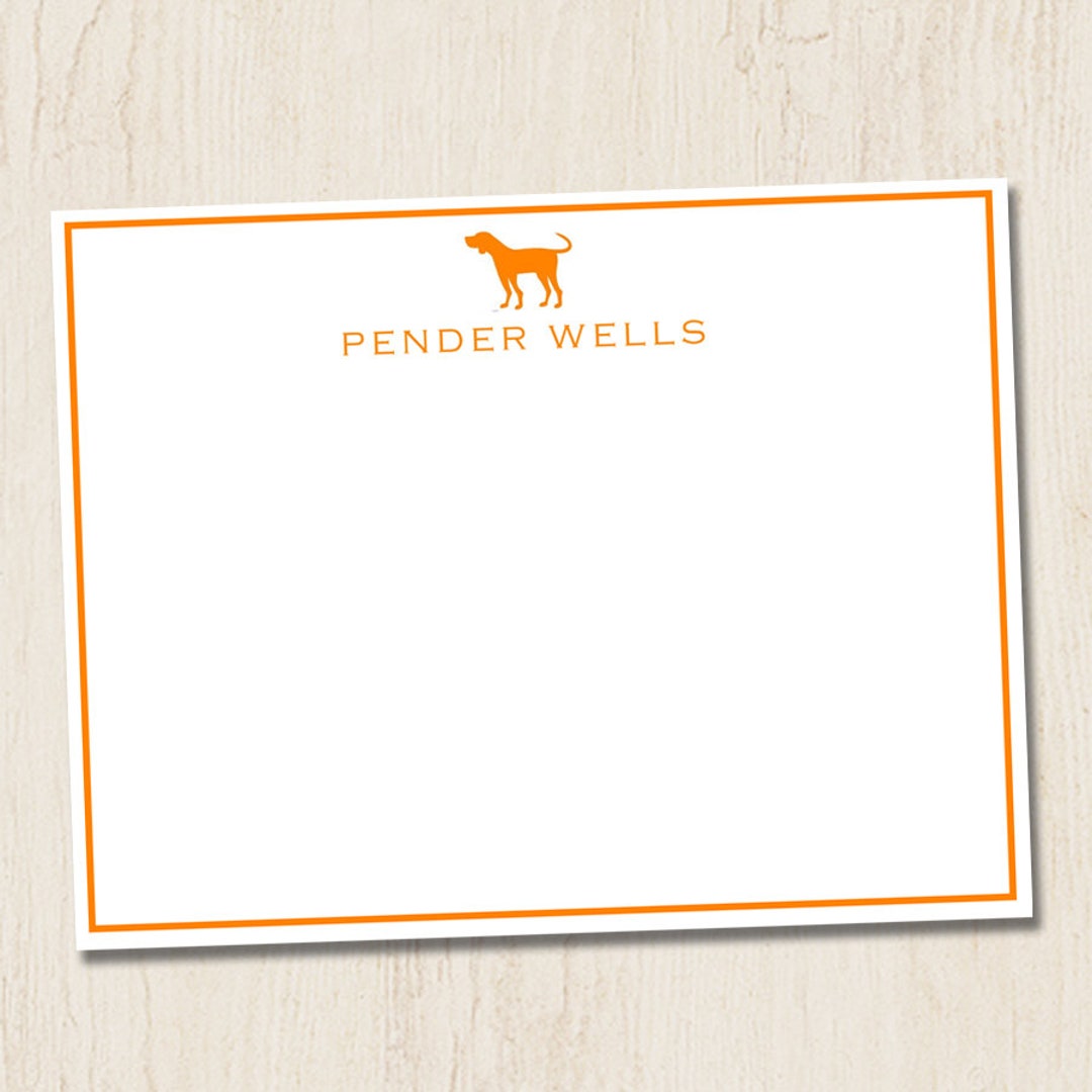 Dog Note Cards Flat Note Cards Personalized Note Cards - Etsy