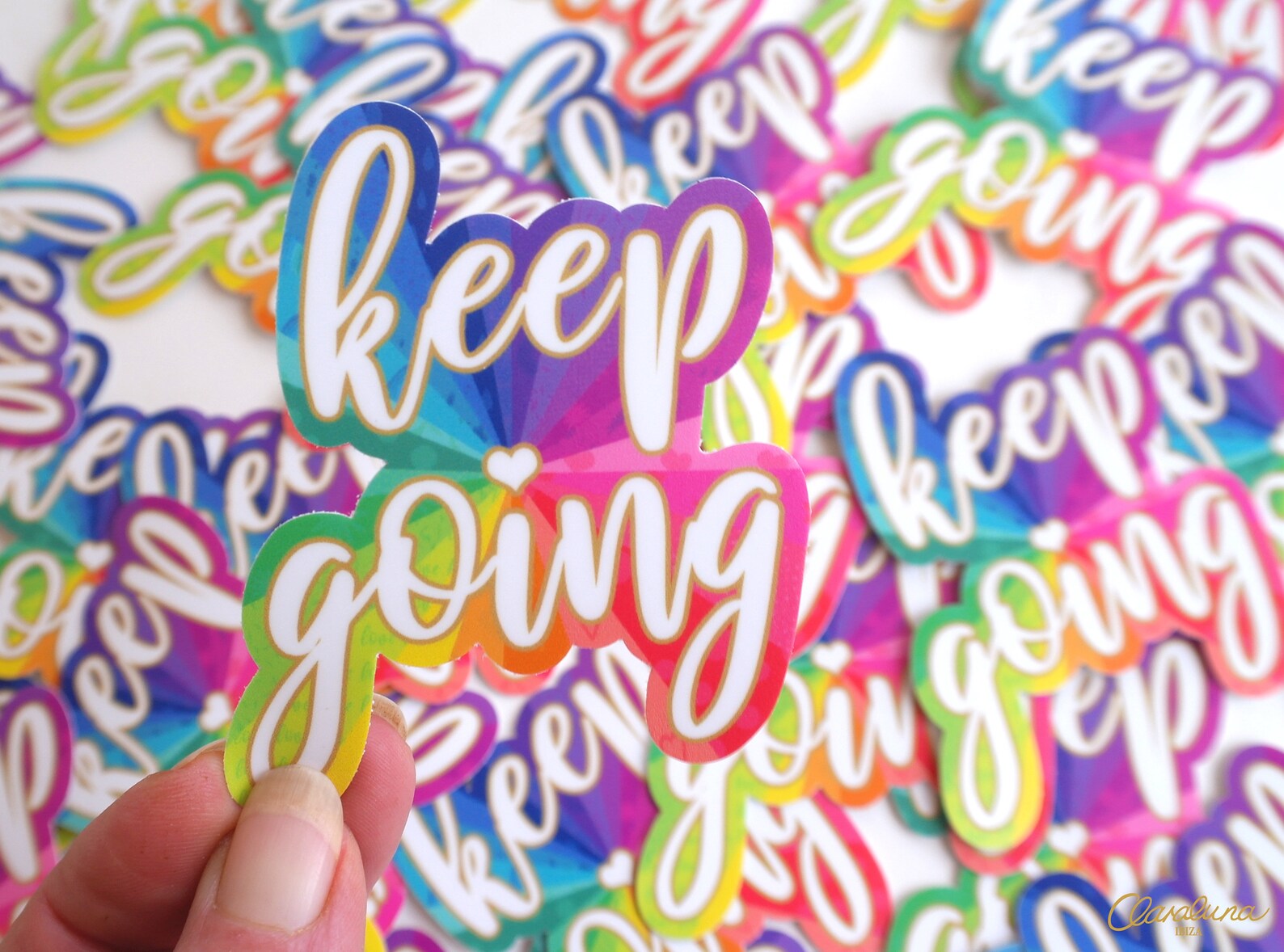 Keep Going Vinyl Sticker A Motivational Sticker With a | Etsy