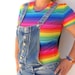 Rainbow Stripe T Shirt A Super Colourful Women's T Shirt Made With My ...