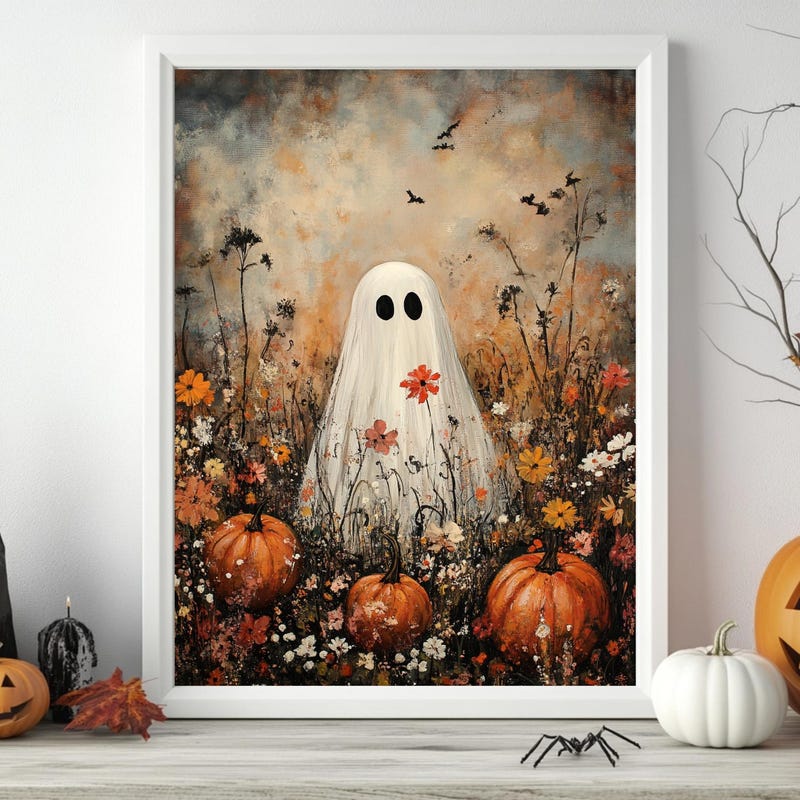 Cute Halloween Poster - Etsy