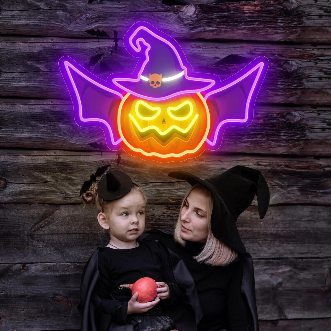 Pumpkin Neon Sign Halloween Decor, Halloween Neon Wall Art Sign, Home ...