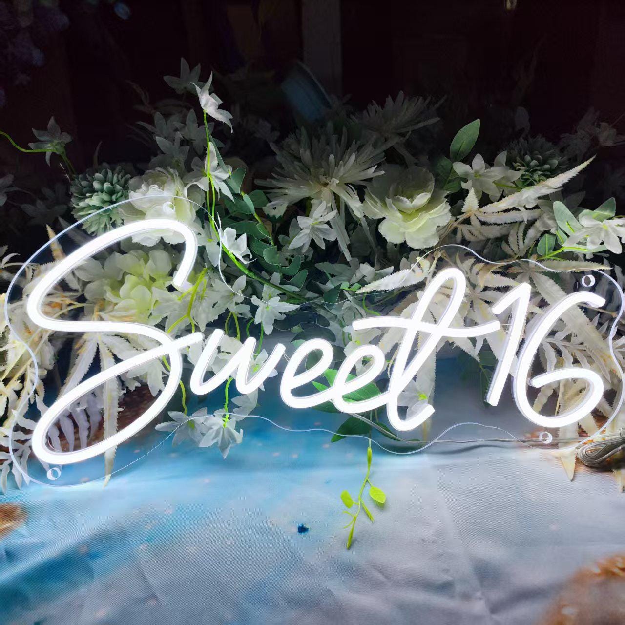 Personalized Sweet 16 Neon Light, Sweet 16 Party Decor, 16th Birthday ...